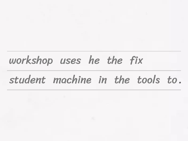 Building simple sentences - both prepositional and infinitive phrases ...