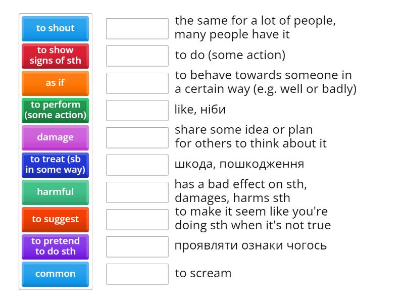 3.3 Stress could be good for you - words - Match up