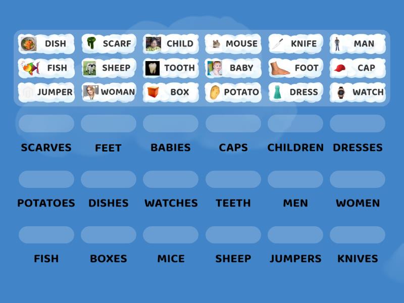 PLURALS - Match up