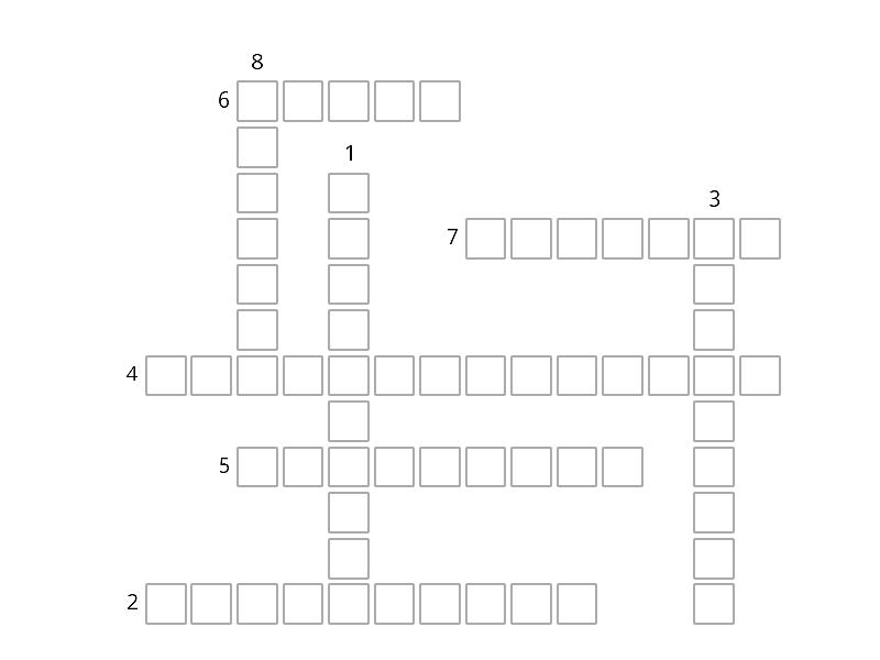 Crucigrama Componentes de una computadora - Crossword Crucigrama Componentes de una computadora - Crossword