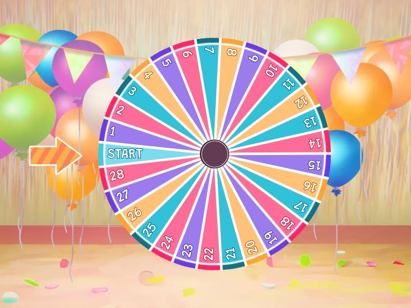 Number - Spin the wheel