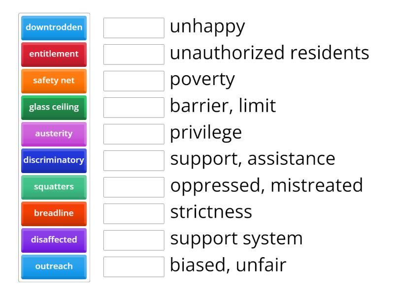 RM C1 Unit 6A VB - Match up