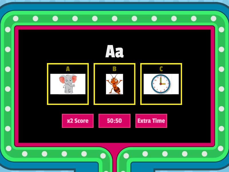 Phonics Practice - Gameshow quiz