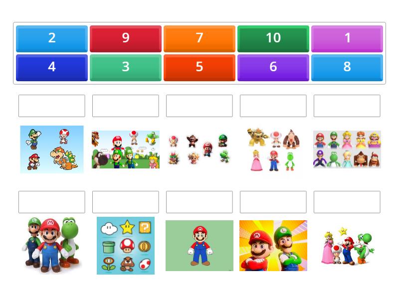 Contando Objetos. (Relaciona la cantidad de objetos con el número que ...