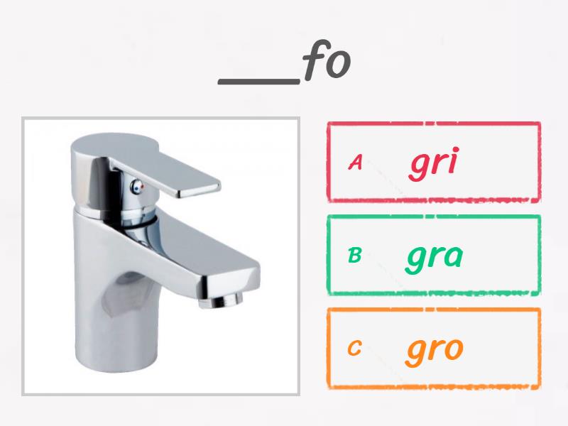 PALABRAS CON GR - Quiz
