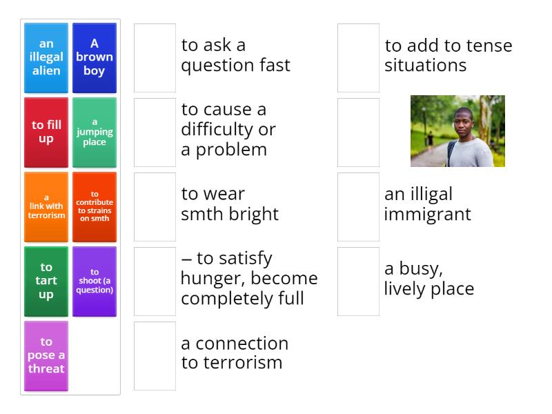 Lesson 91 revision, task 2 - Match up