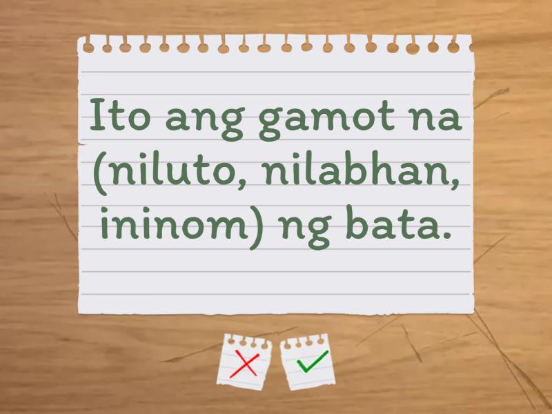 Pandiwa third activity - Flash cards