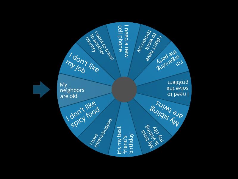 C18-8 - Spin the wheel