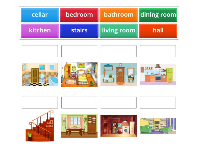 My house (rooms) - Match up