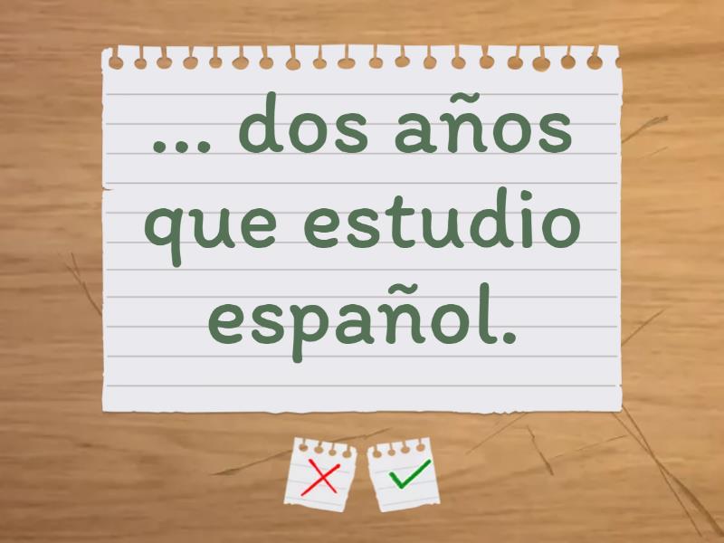 Completa con desde, desde hace o hace - Flash cards