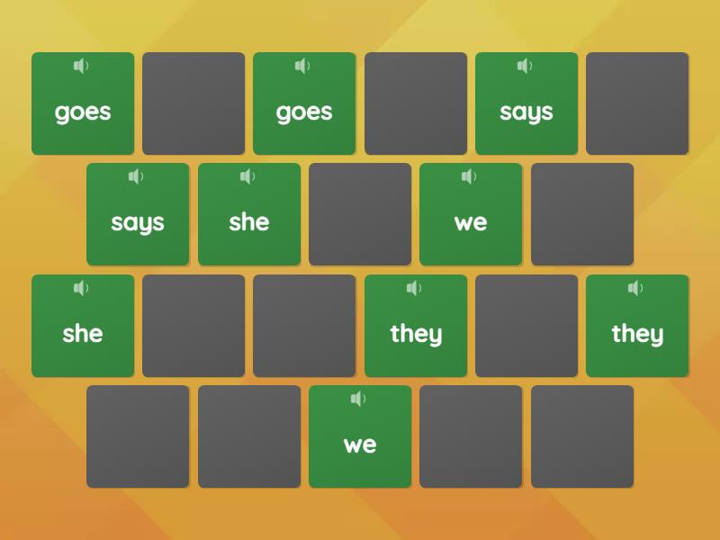 K4 UFLI Heart Words Part 1 - Matching pairs