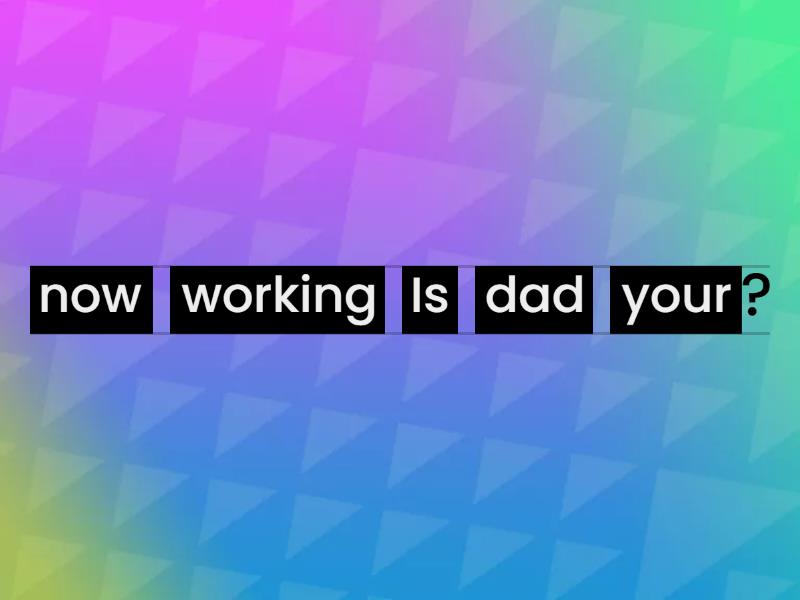 Present Continuous - Questions FF3 Unit 5 - Unjumble