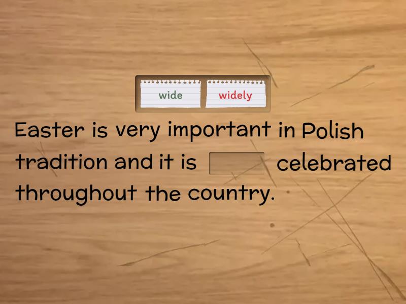 Easter - Complete the sentence