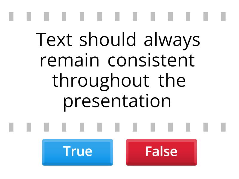 Power Point True/False quiz - Verdadero o falso