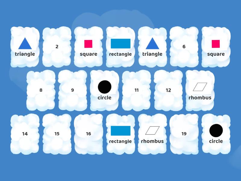 1st Grade 2D Shapes - Combine os pares