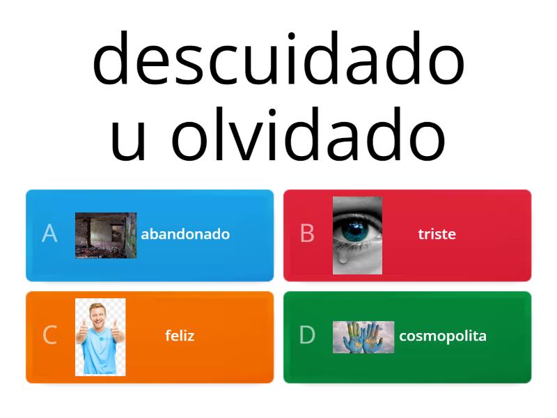 Adjetivos para describir una ciudad - Test