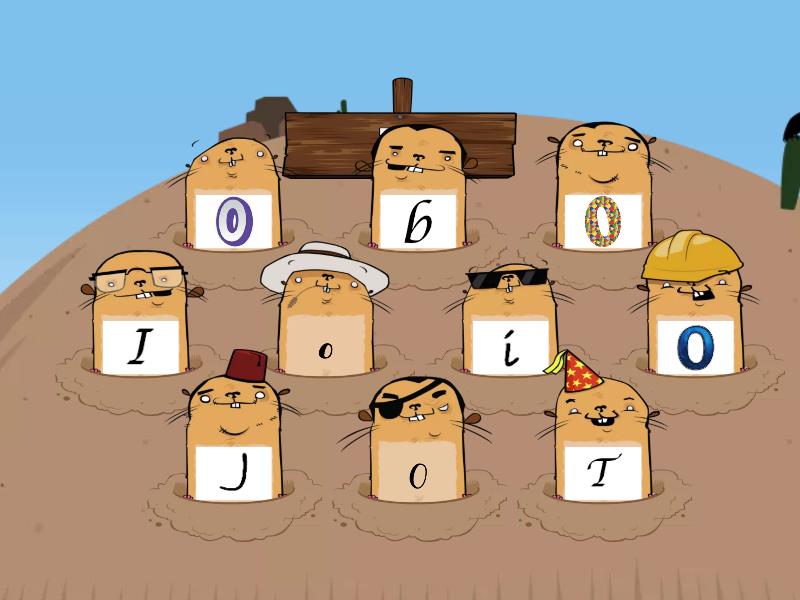 Letter Oo - Whack-a-mole