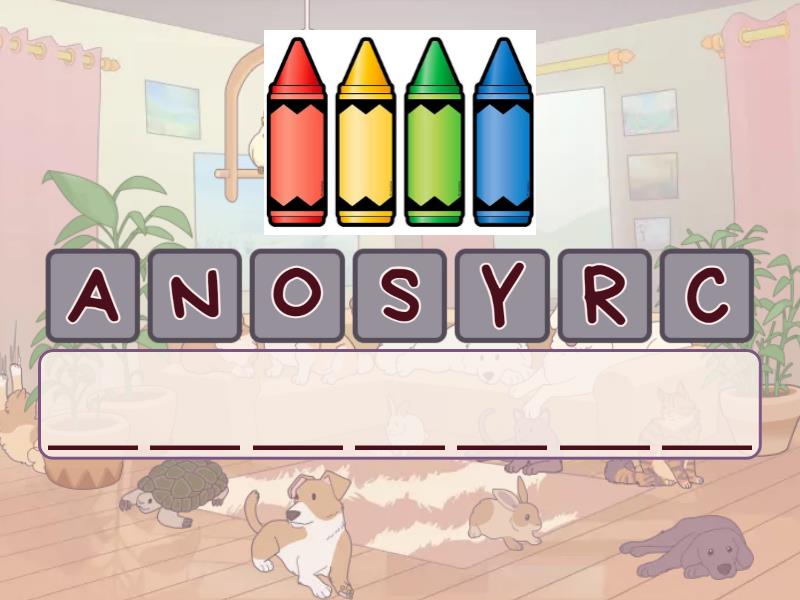 JUMP UP 1 REVIEW SCHOOL THINGS - Anagram