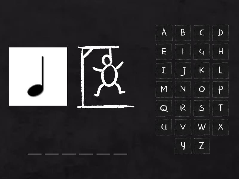 JENIS NOT DAN TANDA REHAT - Hangman