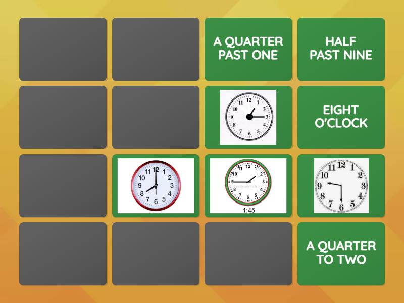 Matching Times - Matching pairs