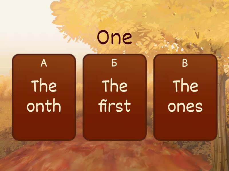 ordinal numbers - Quiz