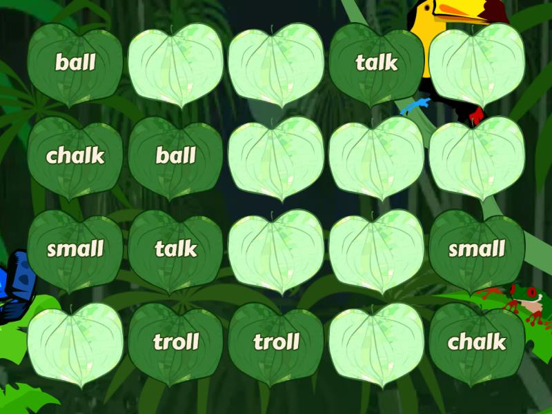 Lesson 24: all, oll, alk - Parejas