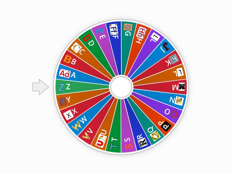 ALPHABET - Spin the wheel