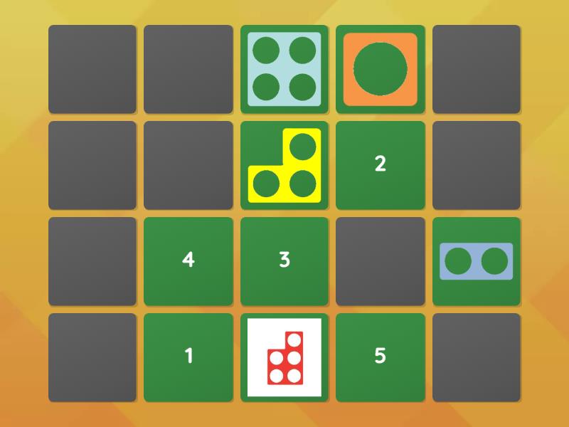 Numicon Number Recognition 1-10 - Matching pairs
