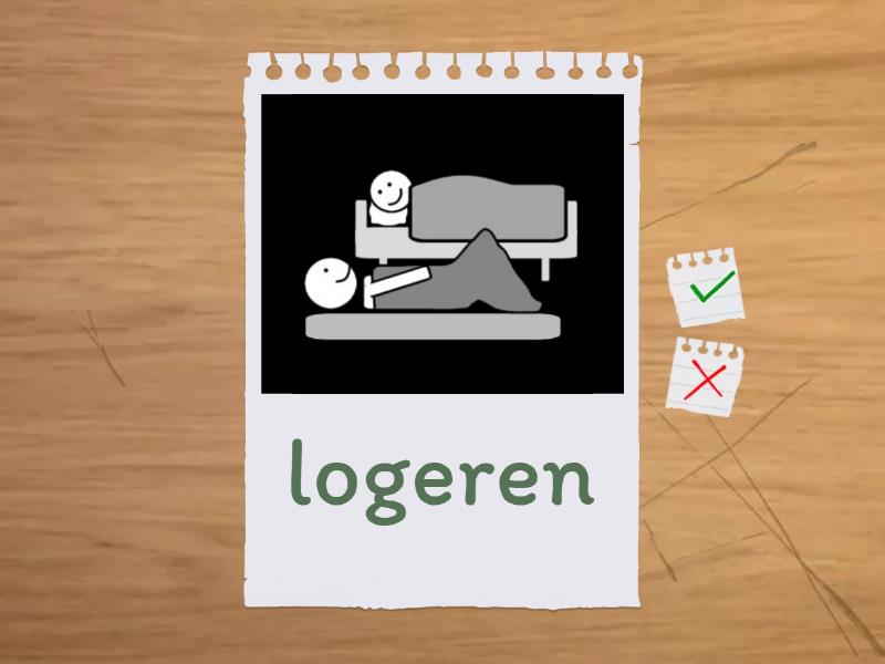 Thema 1 'Kennismaken' - Werkwoorden Hotel Hallo - Flash cards
