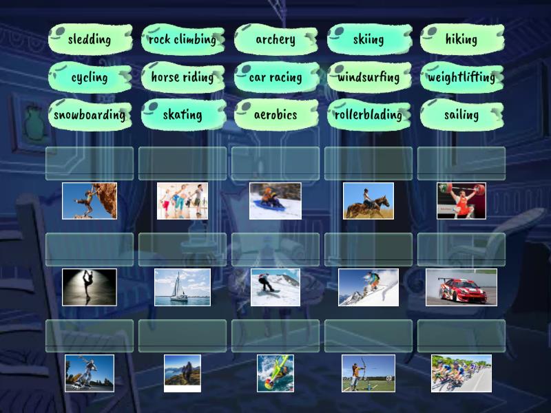 Kinds of sports - Match up