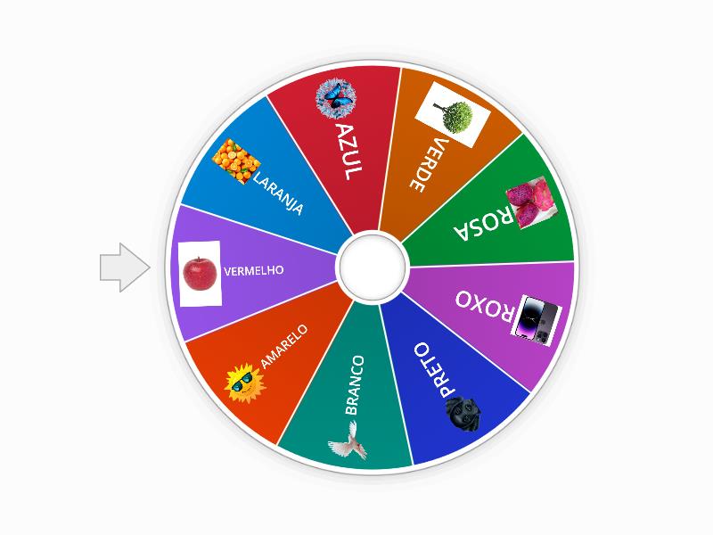 ROLETA DAS CORES - Spin the wheel