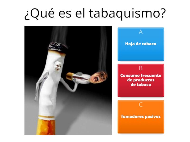 Cuestionario tabaco - Quiz