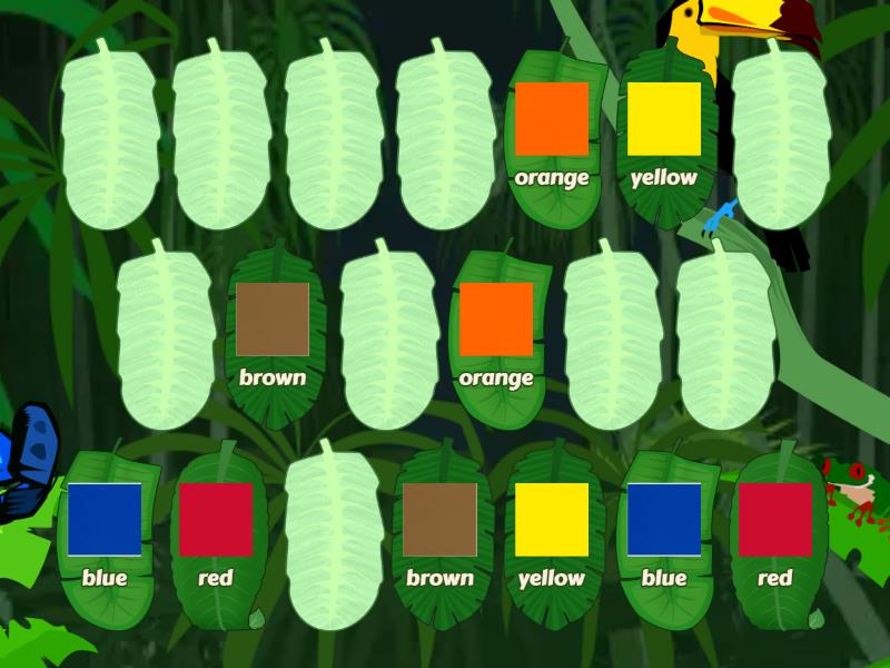 AS Starters Unit 4 Colours - Matching pairs