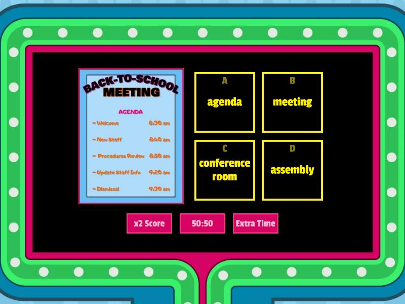 Name the picture. - Gameshow quiz