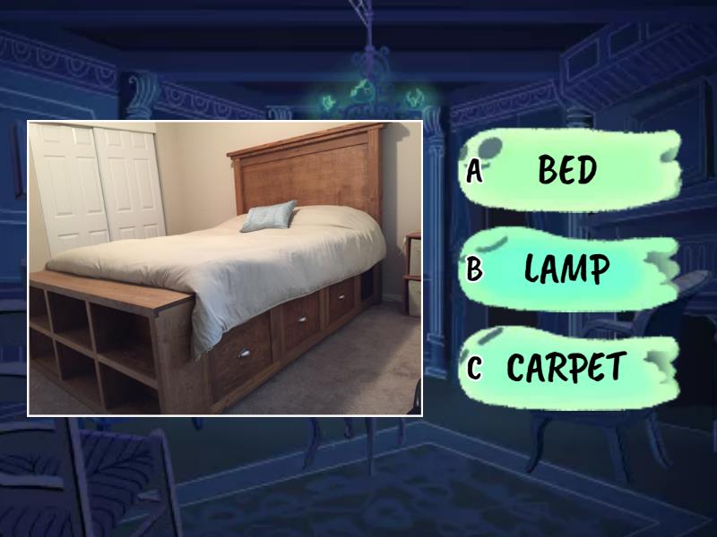 Bedroom objects - Quiz