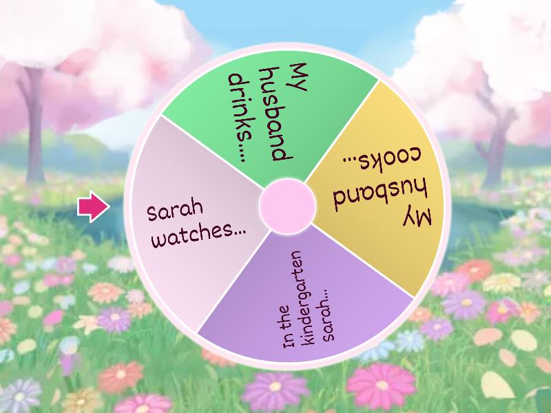 Emily speaking - Spin the wheel