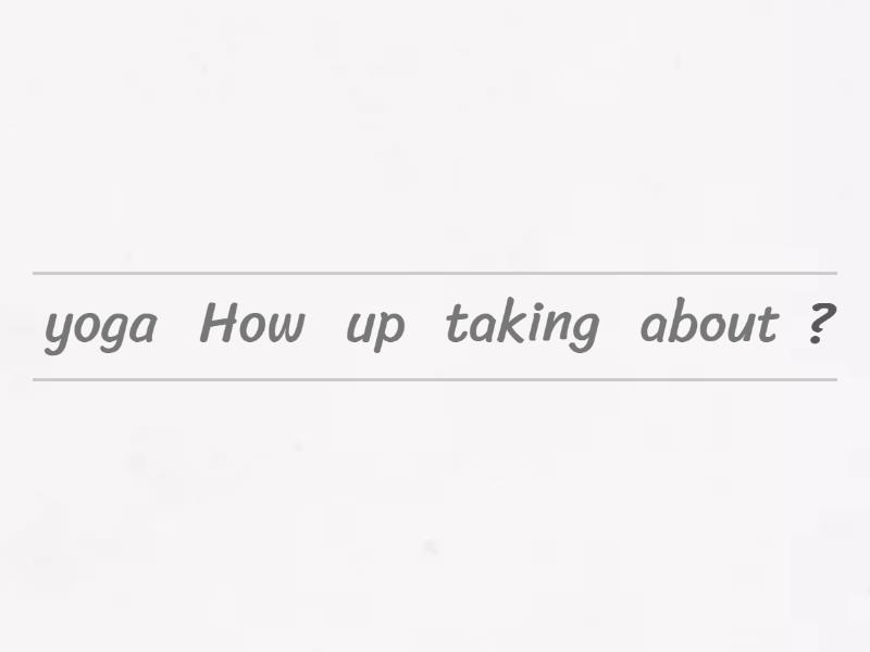 Roadmap B1/ unit 1 d/ functional language - Reordenar