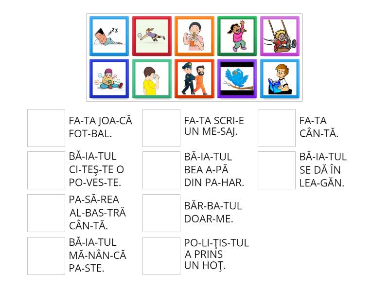 Propozitii - potrivire - Match up