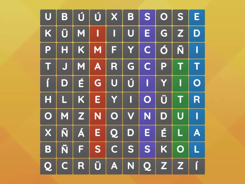 PERIODICO MURAL - Sopa de letras