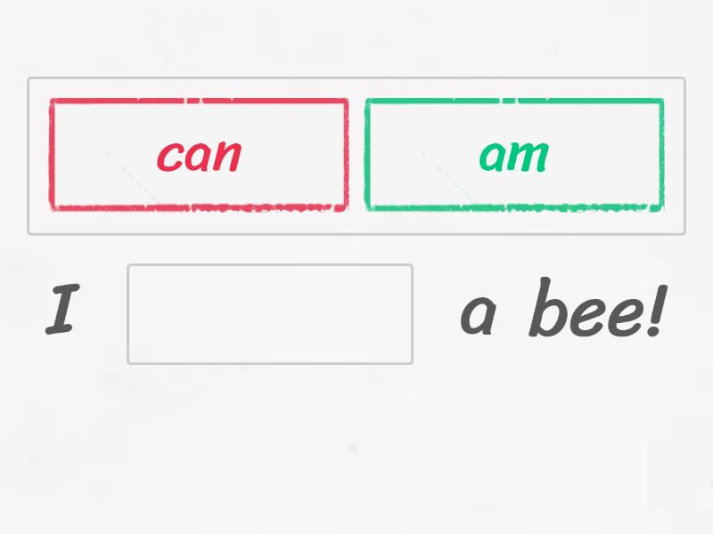 I Can-Sight Word Poem Game - Complete the sentence