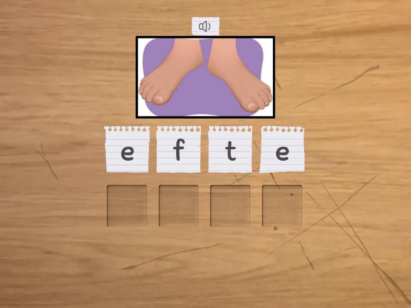 ee phonics - Anagram