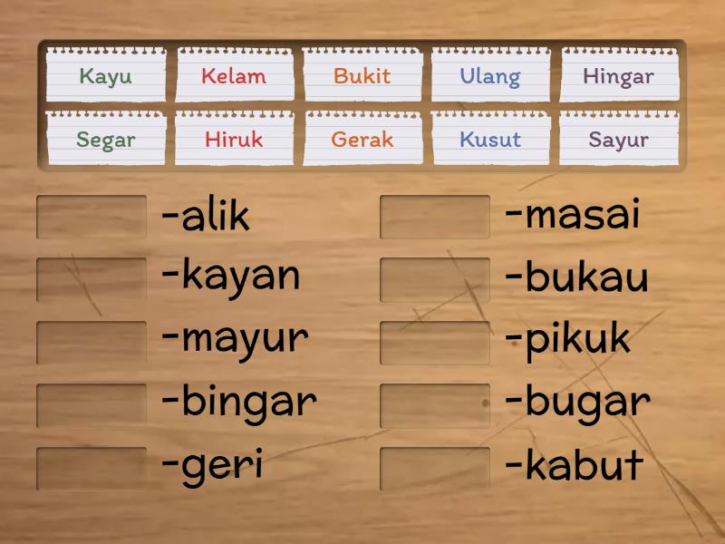 Kata Ganda Berentak_ - Match up