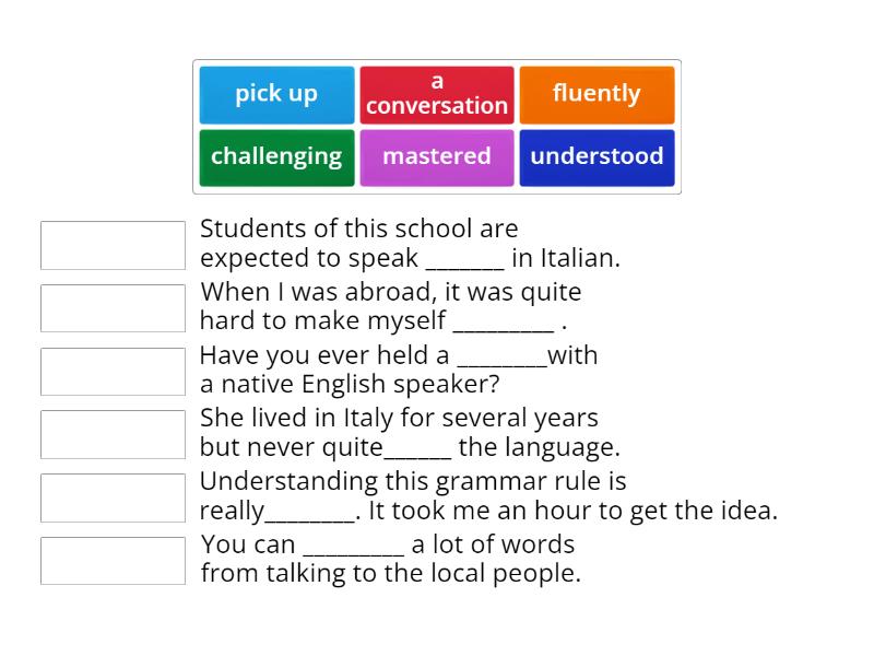 Languages - Match up