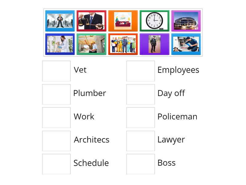 Professions - Match up