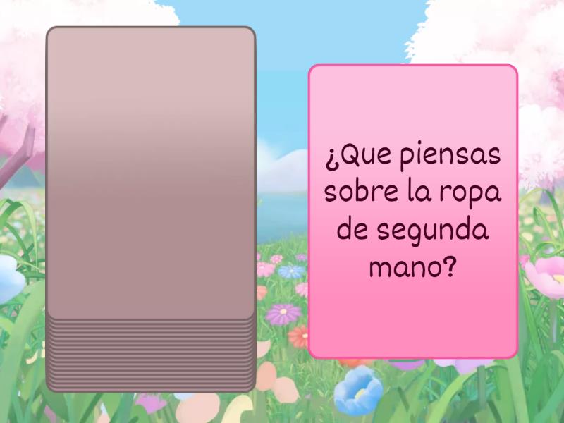 Ir de compras - conversación - Speaking cards