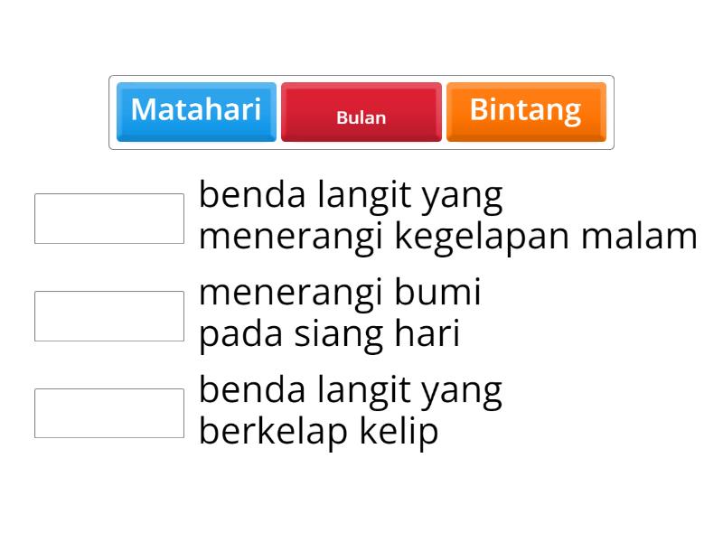 Latihan 1 - Match up