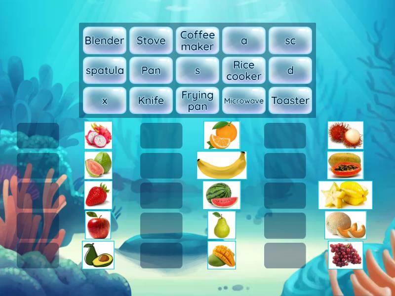 Fruits - Une las parejas