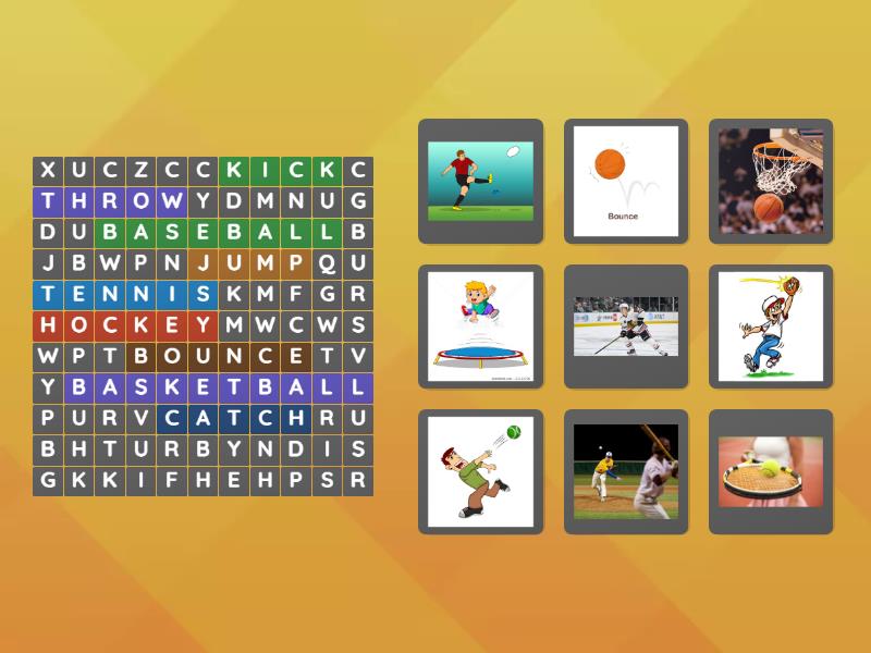 Sports - Wordsearch