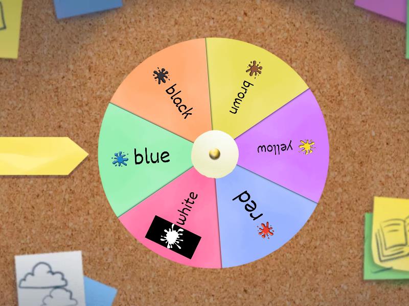 Spin and colour - Spin the wheel