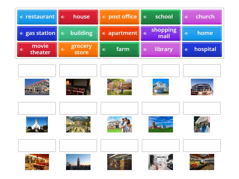 Places (Buildings) - Match up